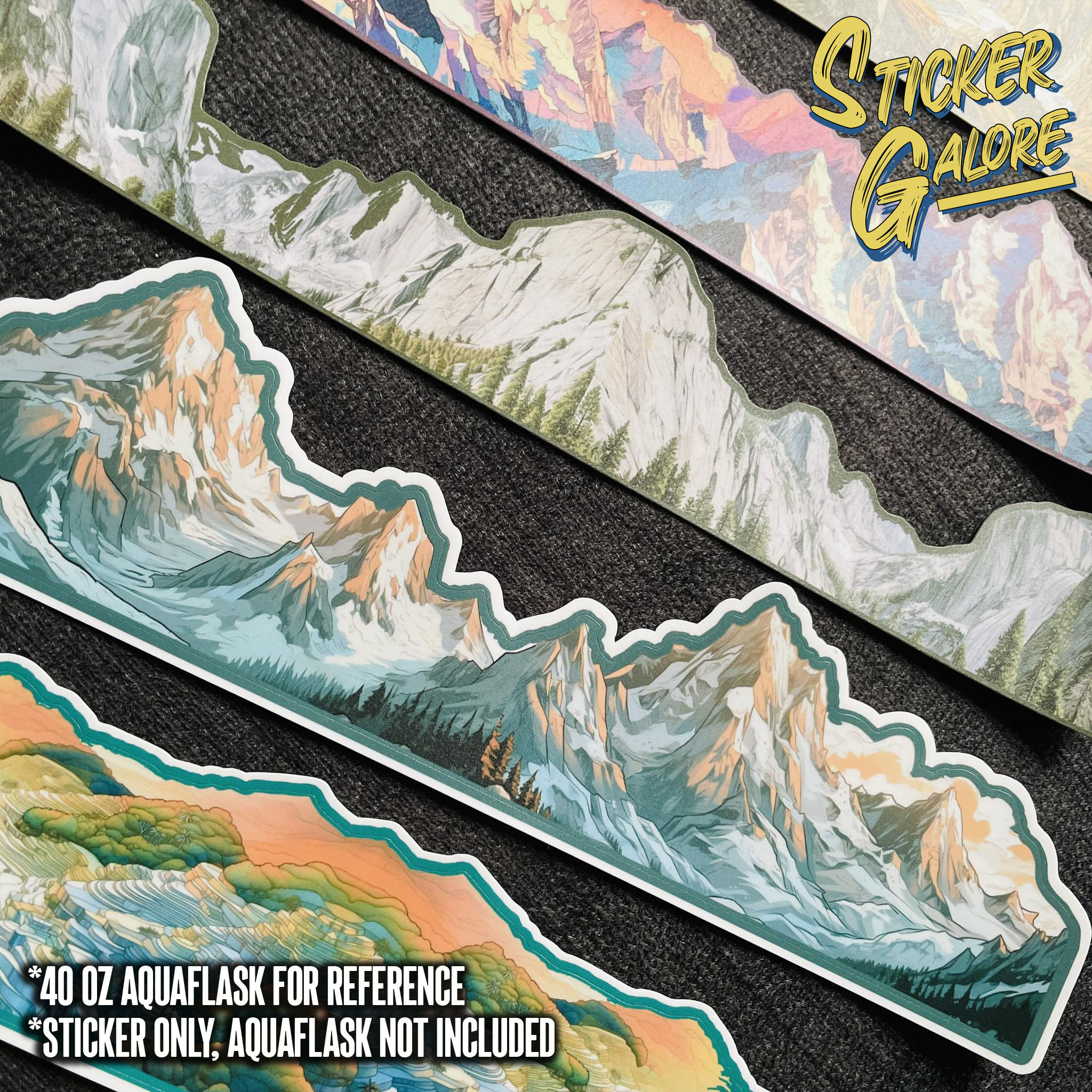 MOUNTAINS AQUAFLASK INFINITY STICKER (WATERPROOF AND SCRATCH PROOF ...