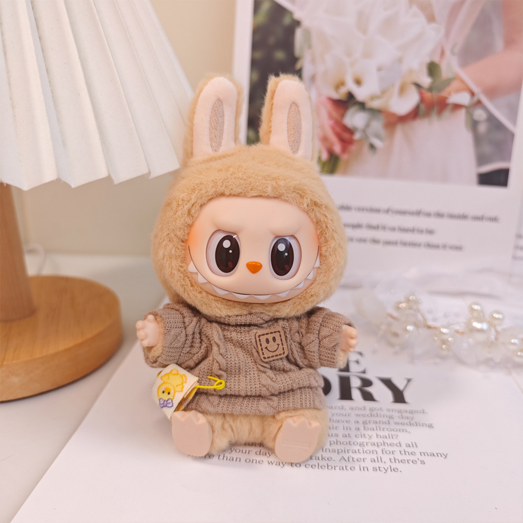 Labubu V2 Clothes 15cm Labubu Macaron Mini clothes Labubu Macaron ...