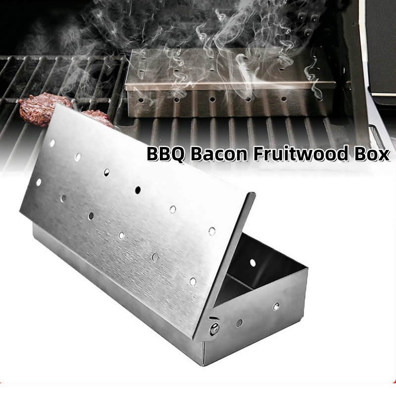 BBQ Smoker Box BBQ Tools BBQ Smoke Generator Smoker Boxes | Shopee ...