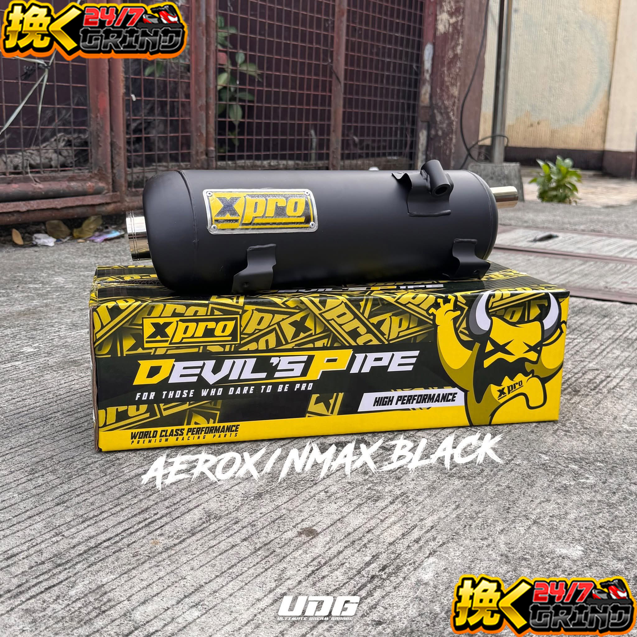 XPRO Devil's Power Pipe Yamaha Nmax v2 / Aerox v2 Ratlook | Shopee ...