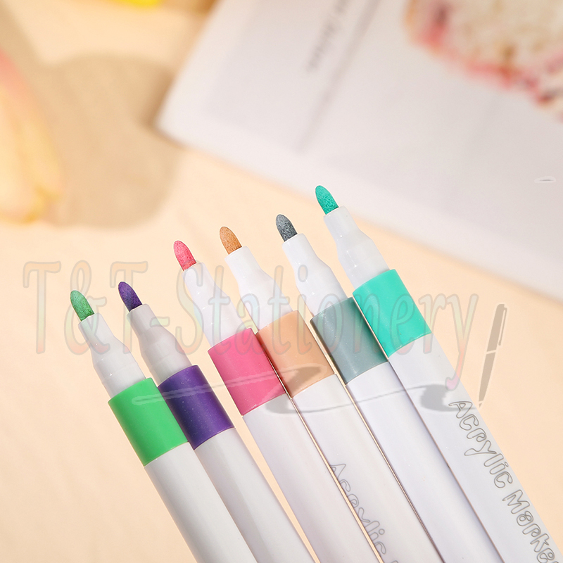 Acrylic Marker Set Large Capacity Square Box Marker Set Acrylic Paint ...