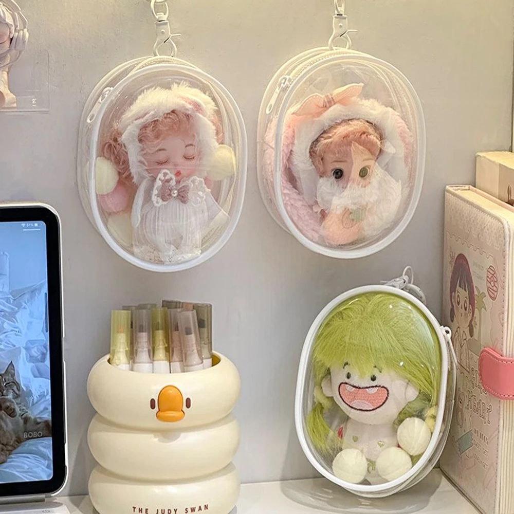 Labubu V2/V1 Acrylic Case Hanging Dust Box PVC Waterproof Labubu ...