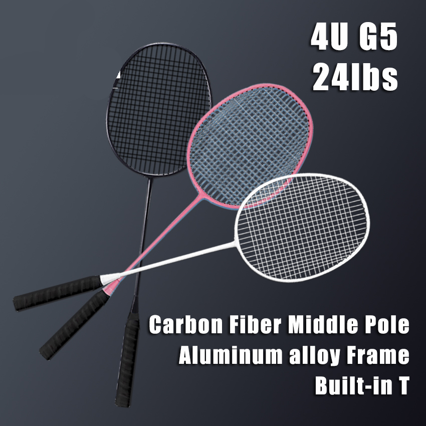 BoFei 4U G5 24lbs Badminton Racket 100% Full Carbon Single Professional ...