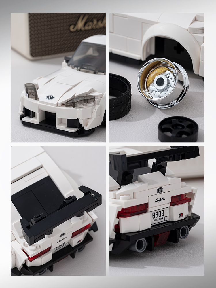 Power Block Officially Licensed Toyota Supra Bricks with Display Case ...
