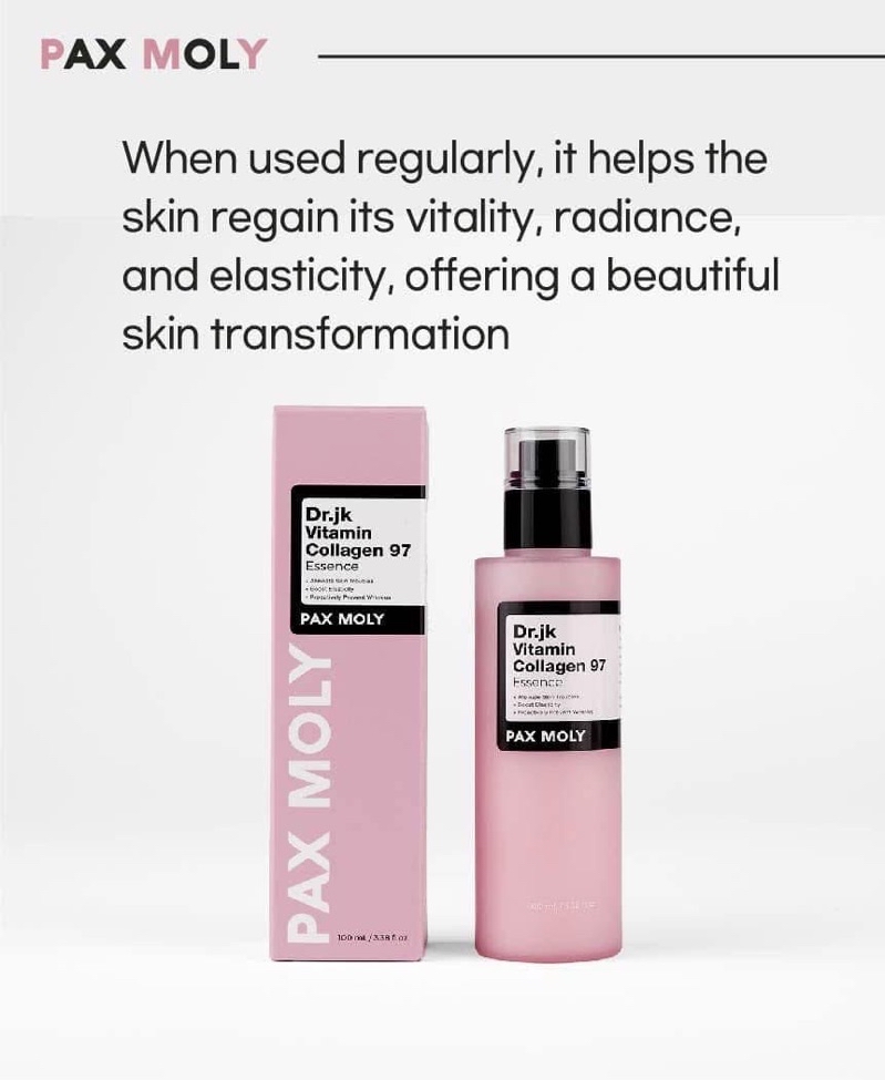 Pax Moly dr. jk Collagen essence with FREE Pax Moly Aloe Vera Mask Pack ...