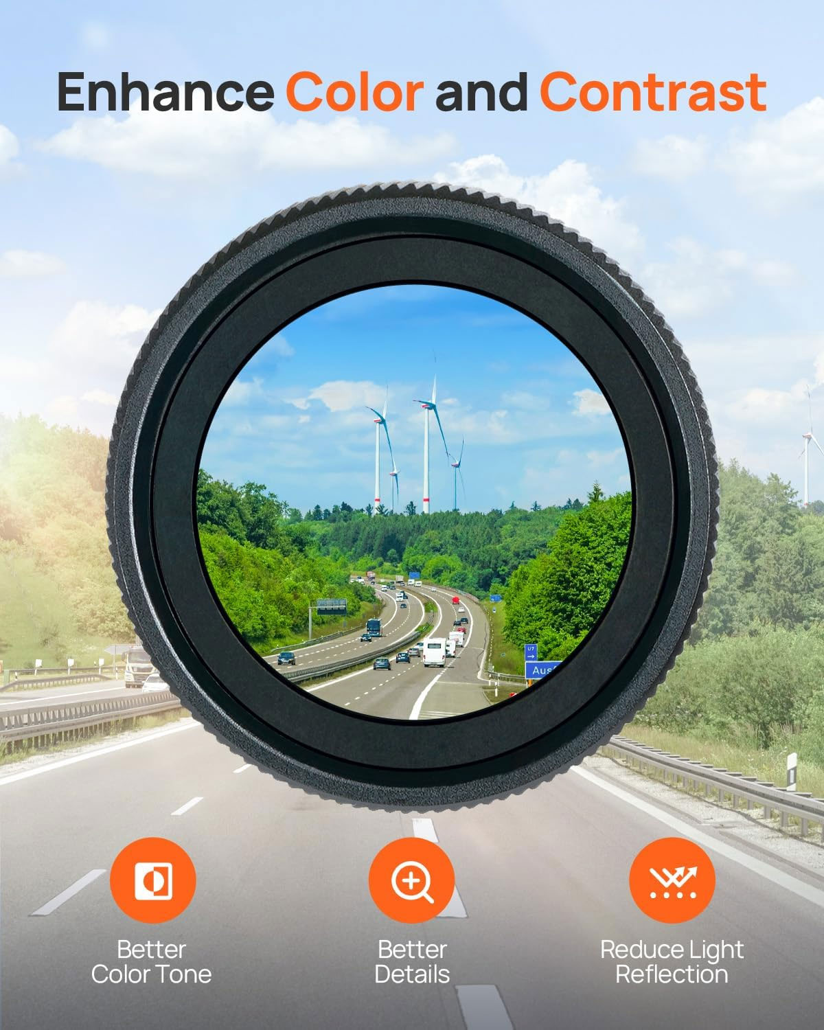 70mai A200/A500S/A510/A810/4K Omni CPL Filter ReduceReflections And ...