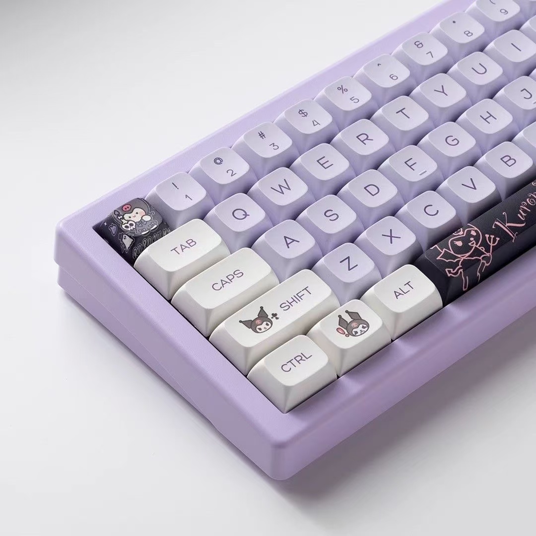 144 Keys Kuromi Keycaps PBT MOA Profile for Gateron Cherry MX Switches ...