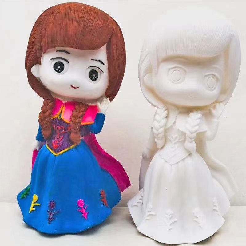 DIY Model Disney princesses coinbank painting with box! Best gift and ...