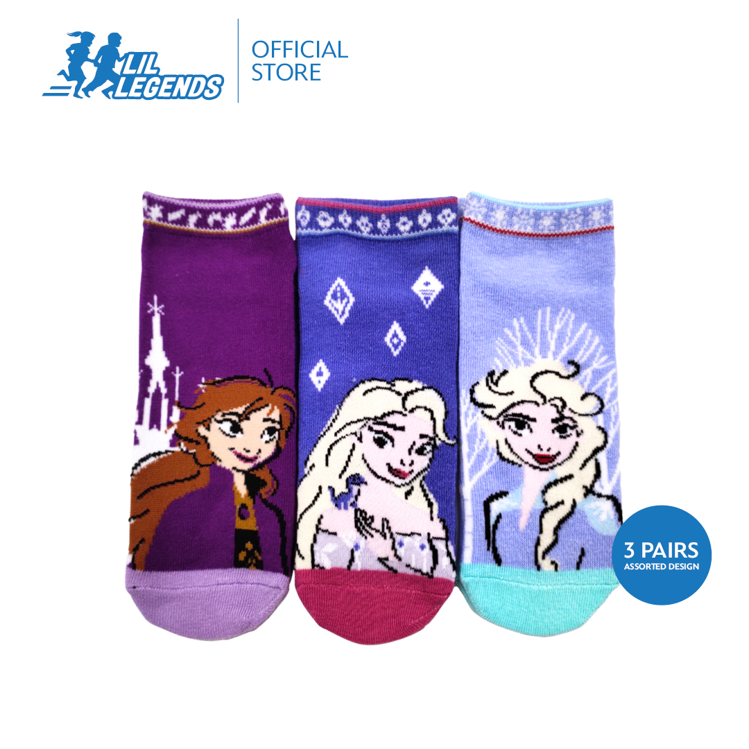 Lil Legends Disney & Marvel Sneaker Socks (3-Pair Pack) | Shopee Singapore