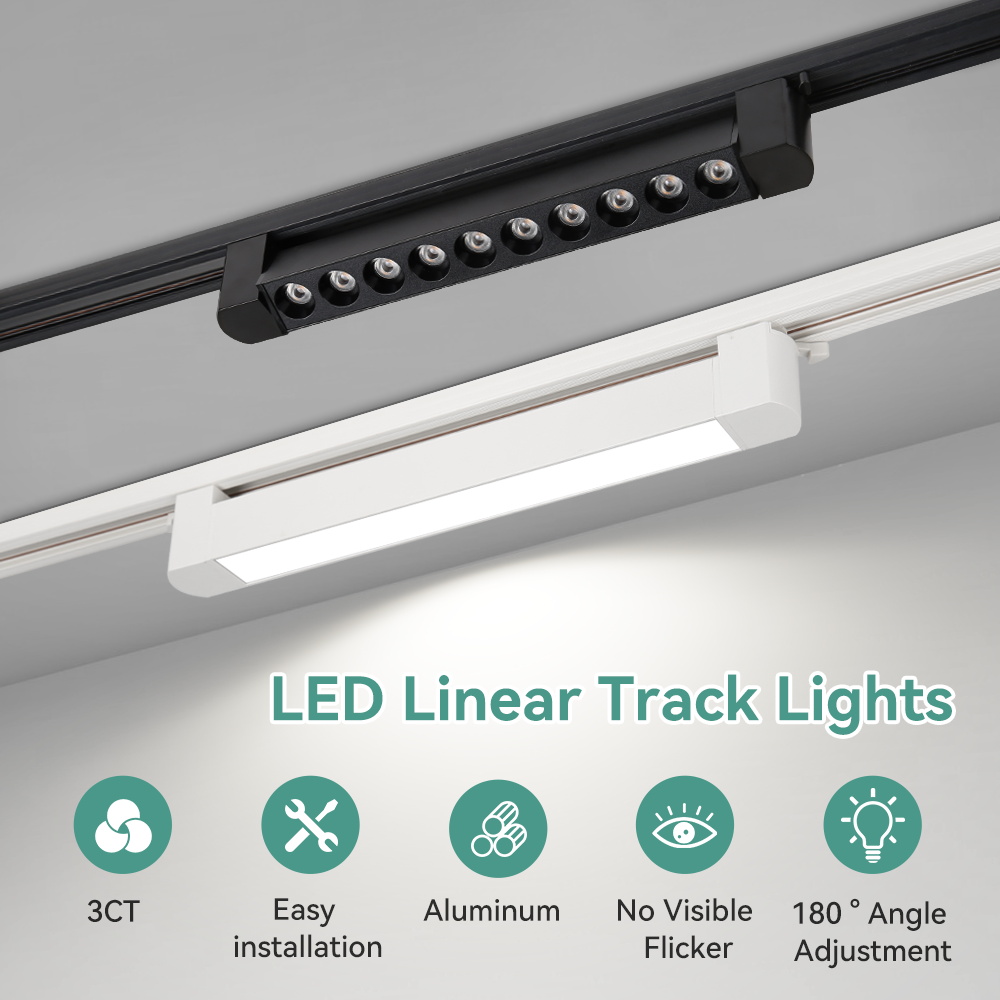 Linear Track Light Led Flood light Spotlight Ceiling Lamp Indoor Living ...