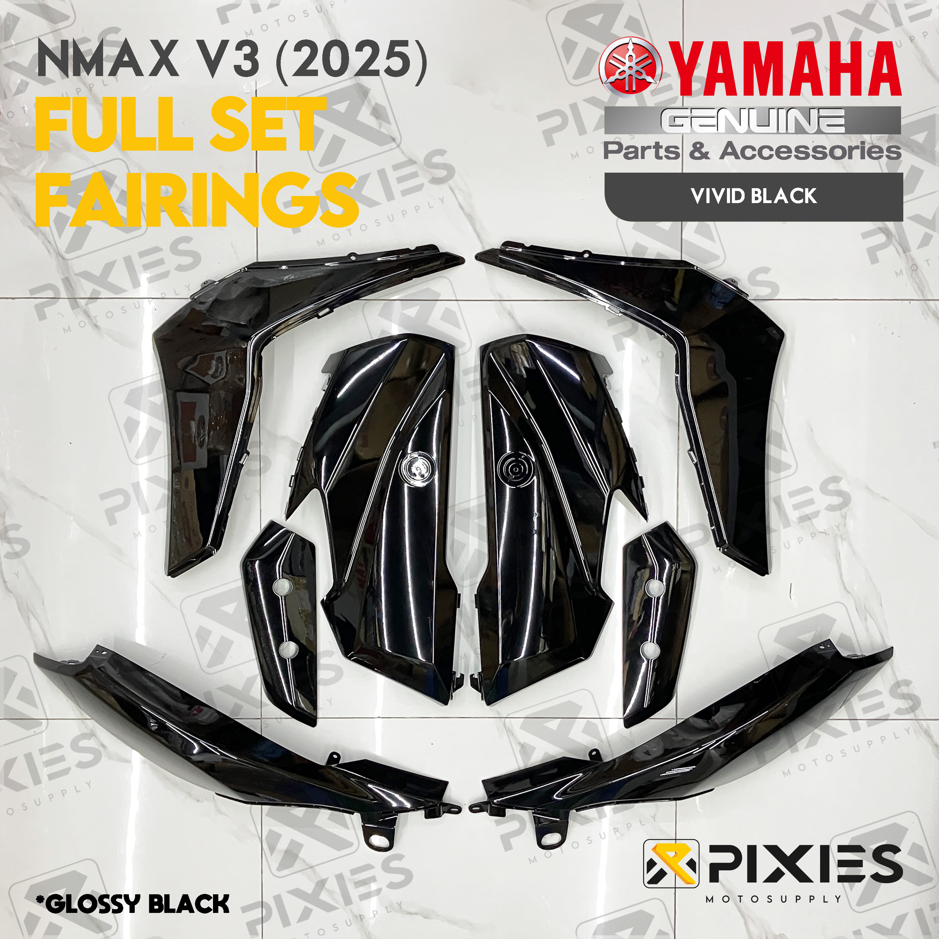 YAMAHA NMAX NEO TURBO TECHMAX NMAX 2025 FLAIRINGS KAHA FAIRINGS BODY ...
