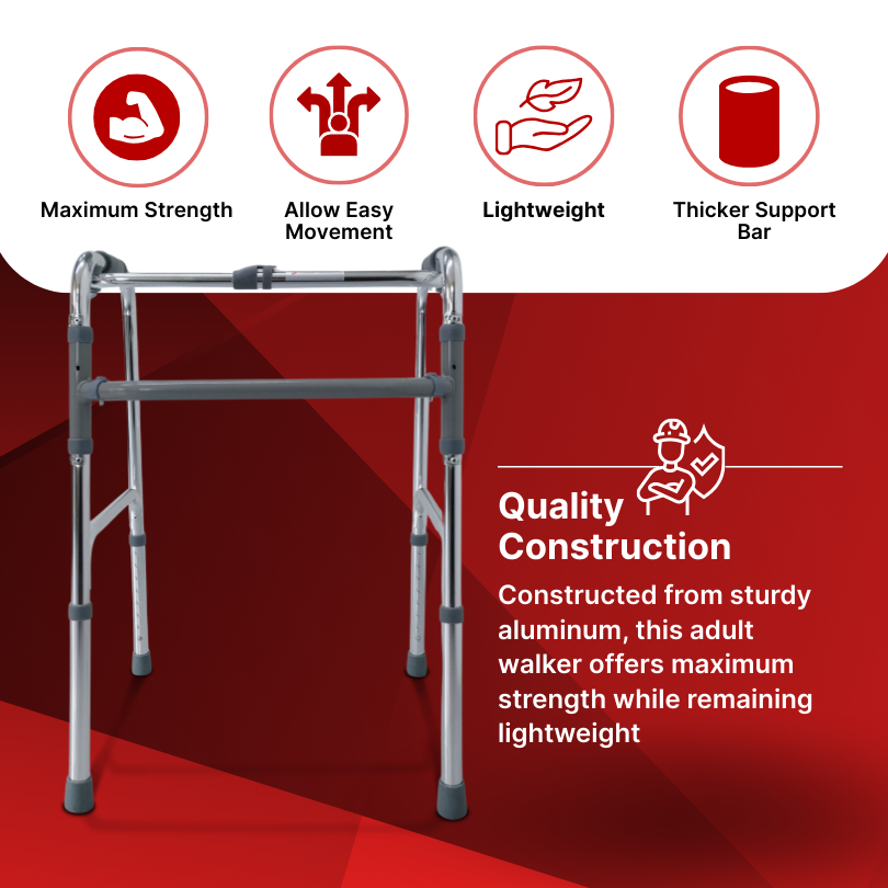 SURRMED Walker Without Wheels | Class A Lightweight Adjustable Mobility ...