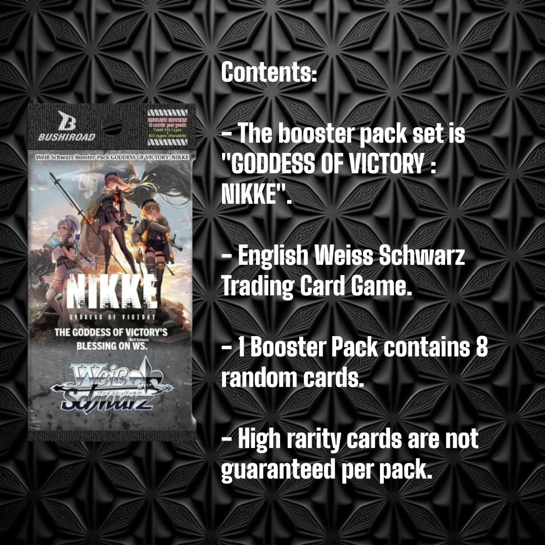 Goddess of Victory : Nikke Weiss Schwarz Booster Pack | English Trading ...