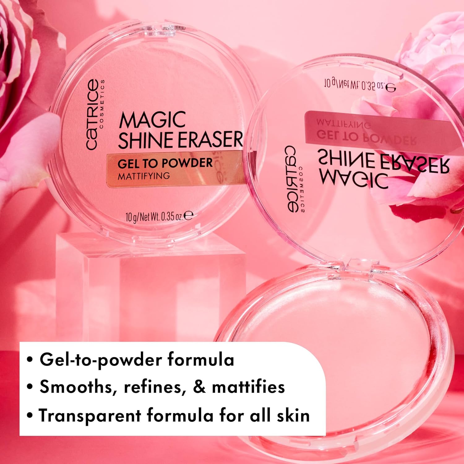 Catrice Magic Shine Eraser Face Get-to Powder 10g | Instant Matte Soft ...