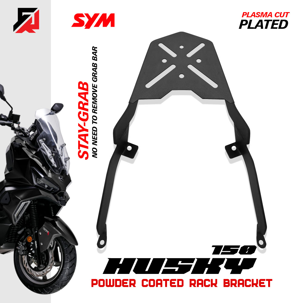 SYM HUSKY 150 STAY GRAB TOP BOX BRACKET /POWDER COATED / HEAVY DUTY ...