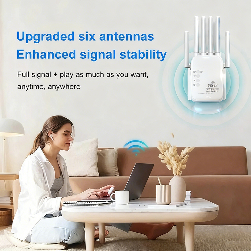5G WiFi Extender WiFi Signal Booster WiFi Repeater Dual-Band WiFi ...