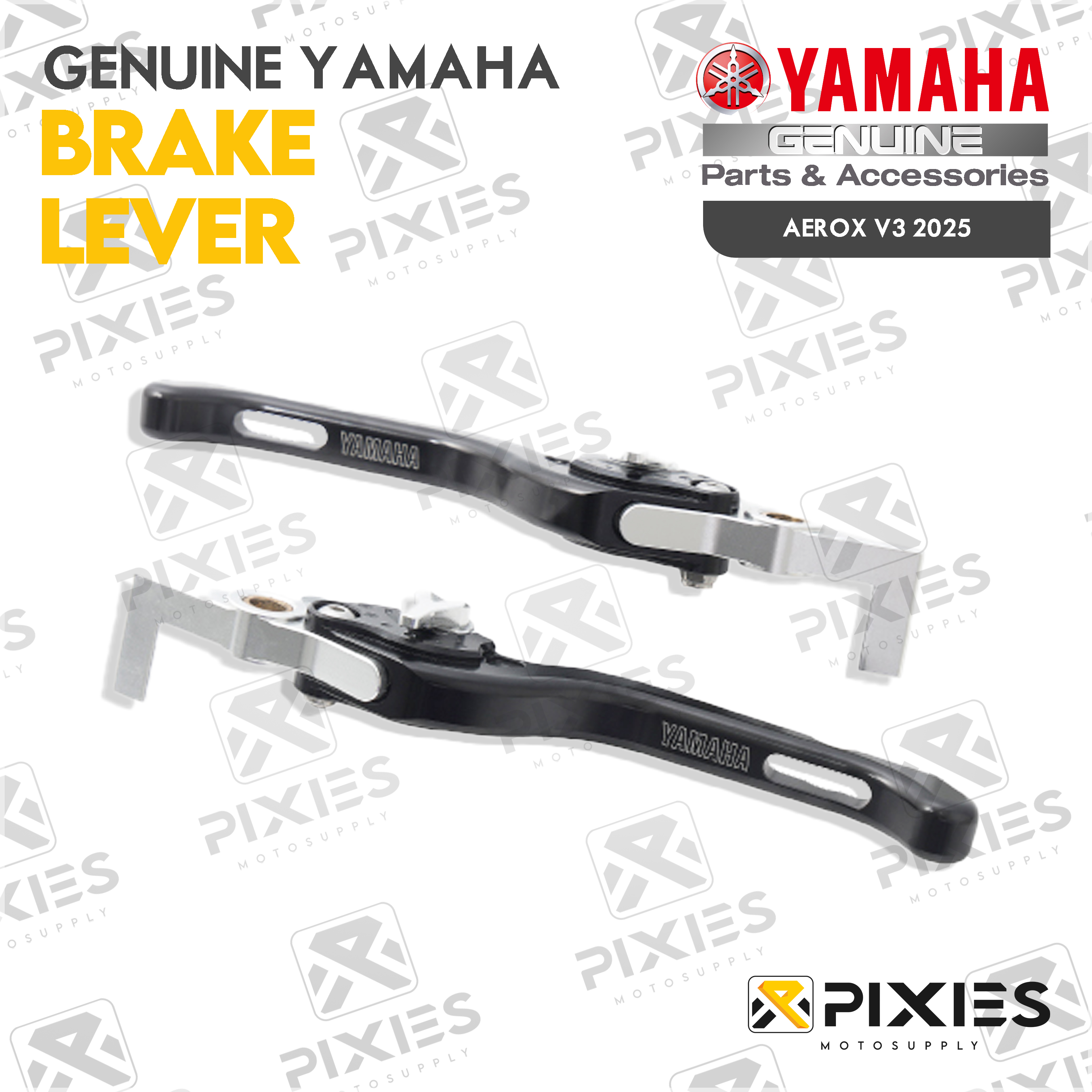 YAMAHA ACCESSORIES FOR AEROX V3 2025 - LEVER TAIL TIDY VISOR CARBON ...