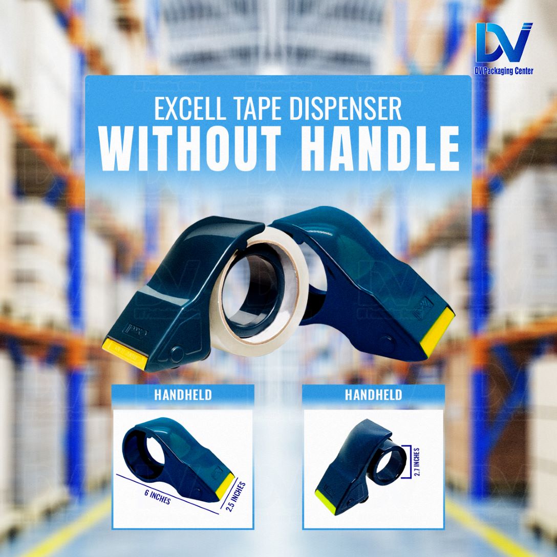 Excell Tape Dispenser W/O handle - HAND HELD (HET-2508) | Shopee Singapore