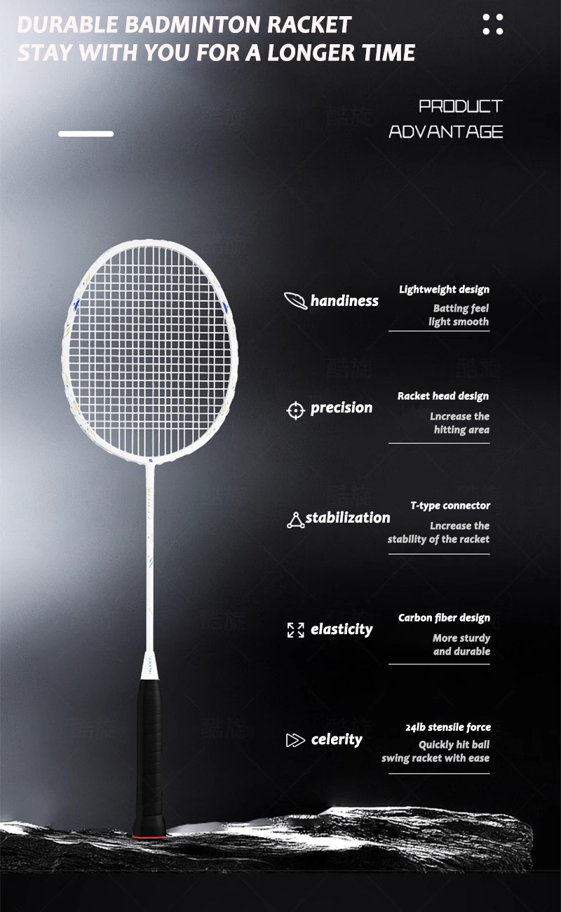 Carbon Badminton Set Badminton Racket Badminton Design Full Carbon 24 ...