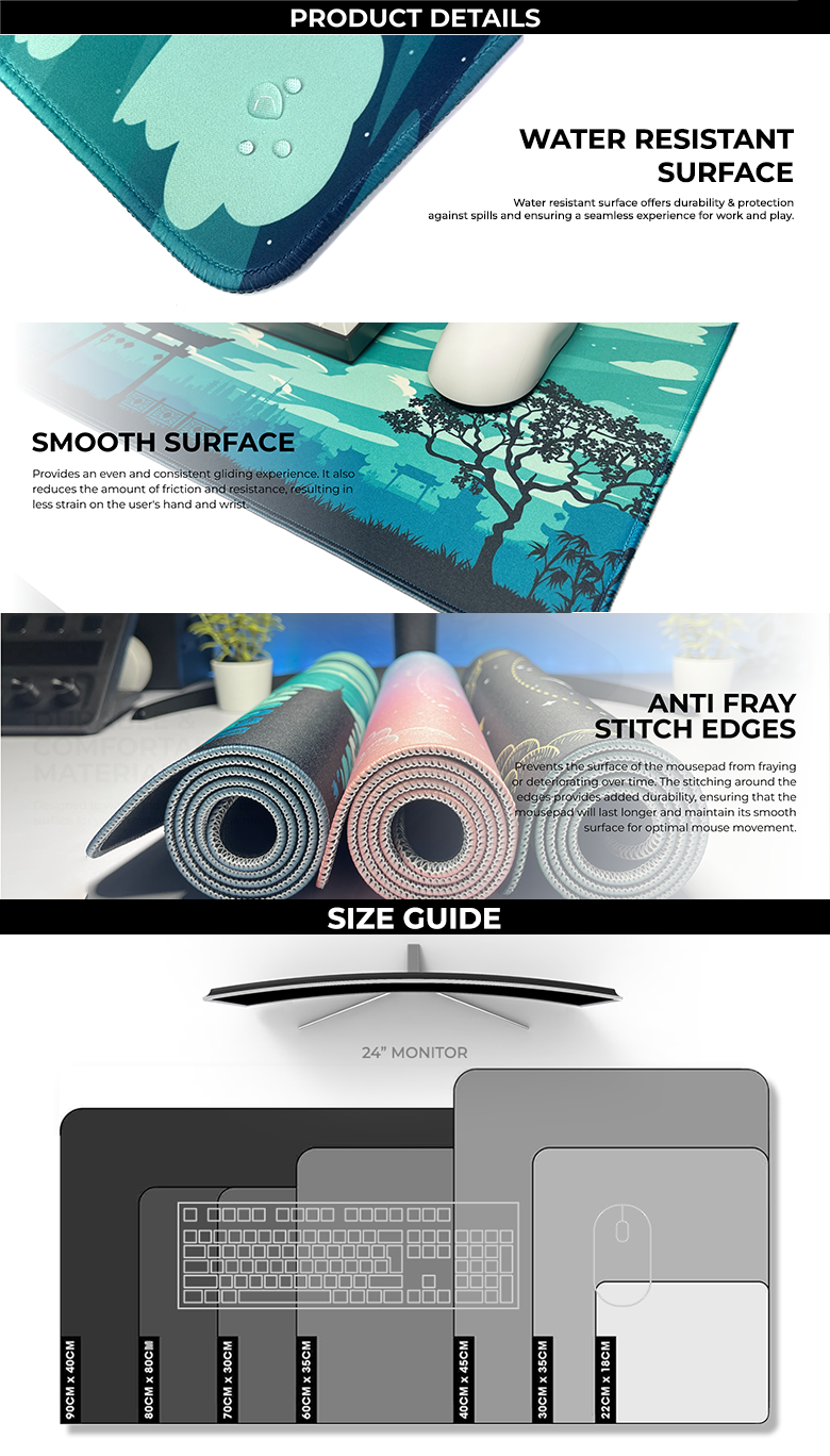 MD Mousepad | Space Bar 2.0 | Extended Large Gaming Mouse pad Deskmat ...
