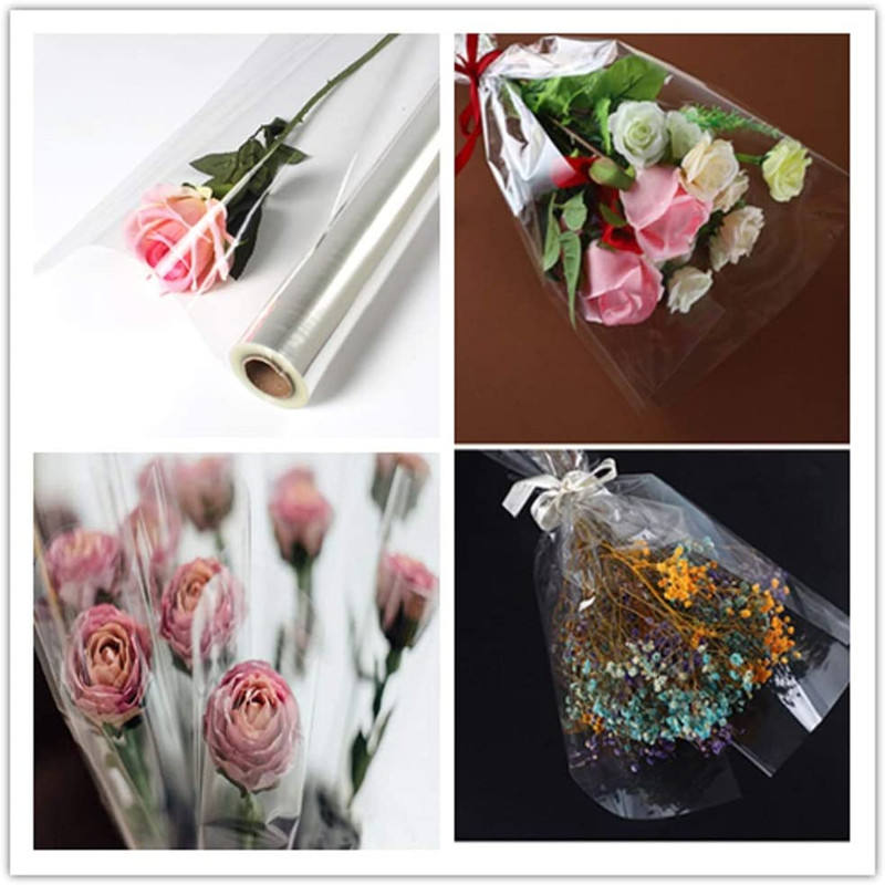 Bopp Clear Wrap Roll Thick Cellophane Roll for Baskets Plastic Film for ...