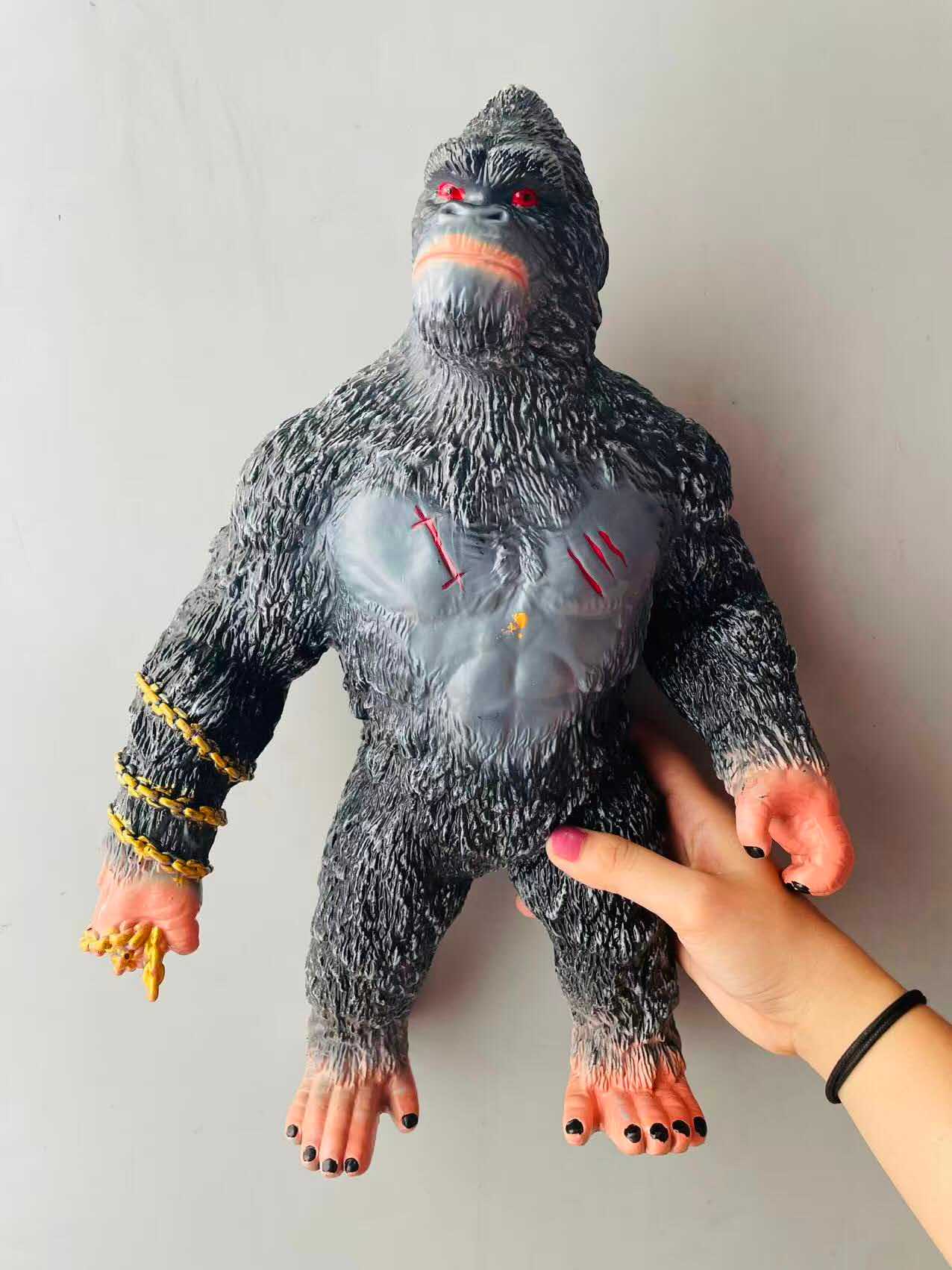JTO Big Size Rubber King Kong Figure With Sounds | Shopee Singapore