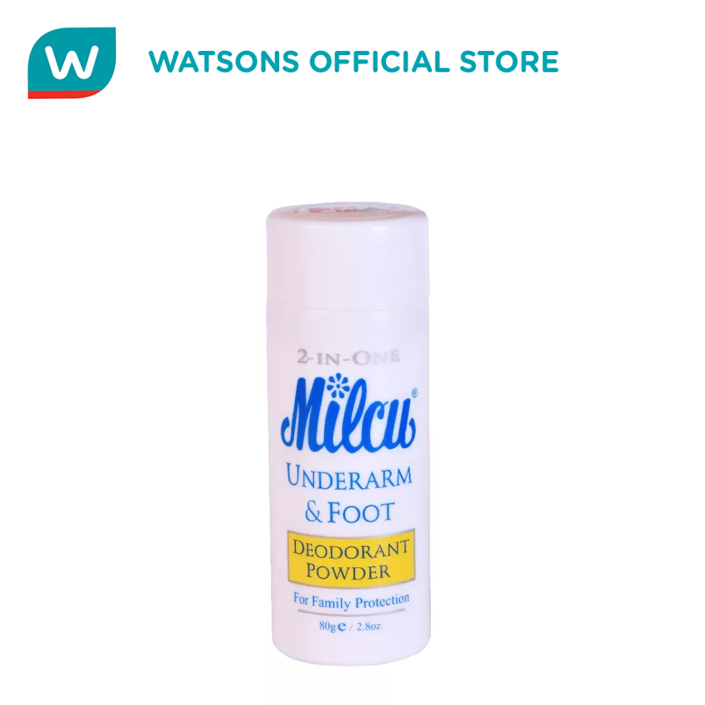MILCU Underarm & Foot Deodorant Powder 80G | Shopee Singapore