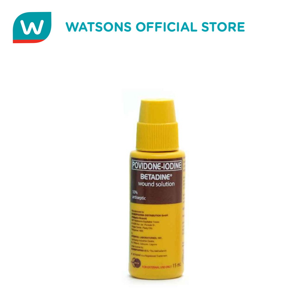 BETADINE Povidone Iodine Wound Solution 10 percent Antiseptic 15ml | Shopee Singapore