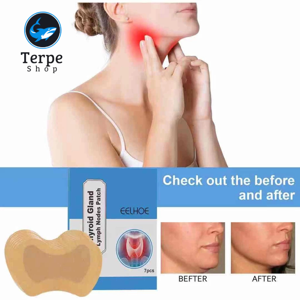 7 Pcs Thyroid Lymph Patch Herbal Underarm Neck Waist Thigh Lymph Patch ...