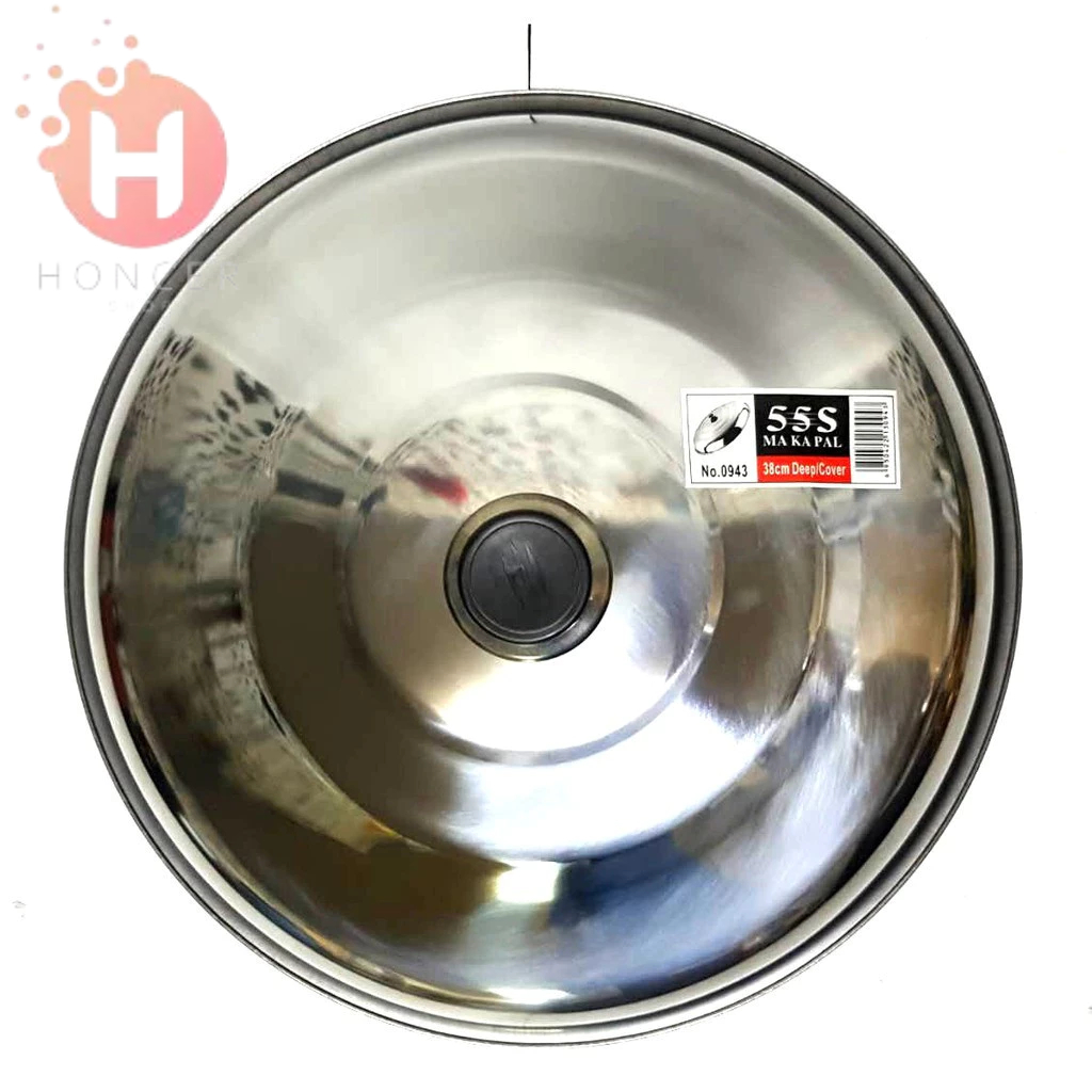 Honcer Kitchen / Stainless Deep Cover 32cm 34cm 36cm and 38cm | Shopee ...