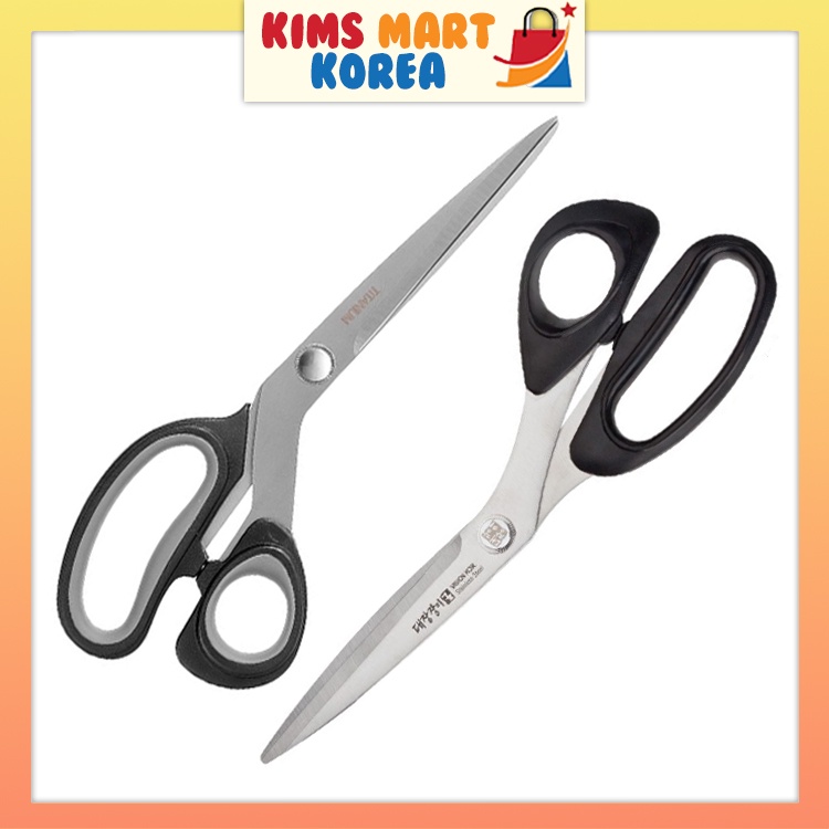 Korean Kitchen Scissors Stainless with Titanium Coated by Korean Master ...