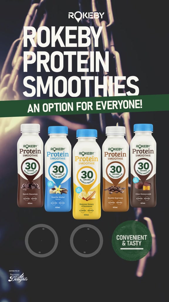 Rokeby Farms Protein Milk Smoothie 425ml x 6 | Shopee Singapore