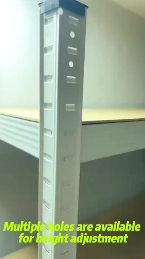 Metal Rack Storage Shelf Adjustable Rack Boltless Shelf Shelving Living ...