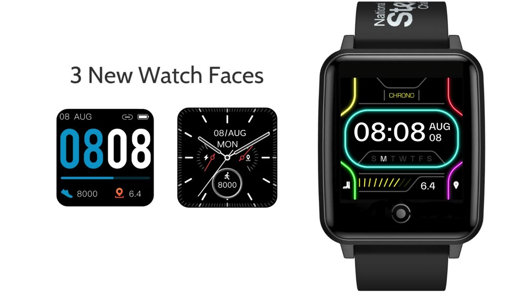 AXTRO Fit 4 Fitness Tracker (Steps, Heart Rate, SpO2 & Sleep Tracking ...