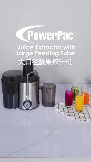 PowerPac Juice Extractor with 2 Speed Stainless Steel Blades (PP3405 ...