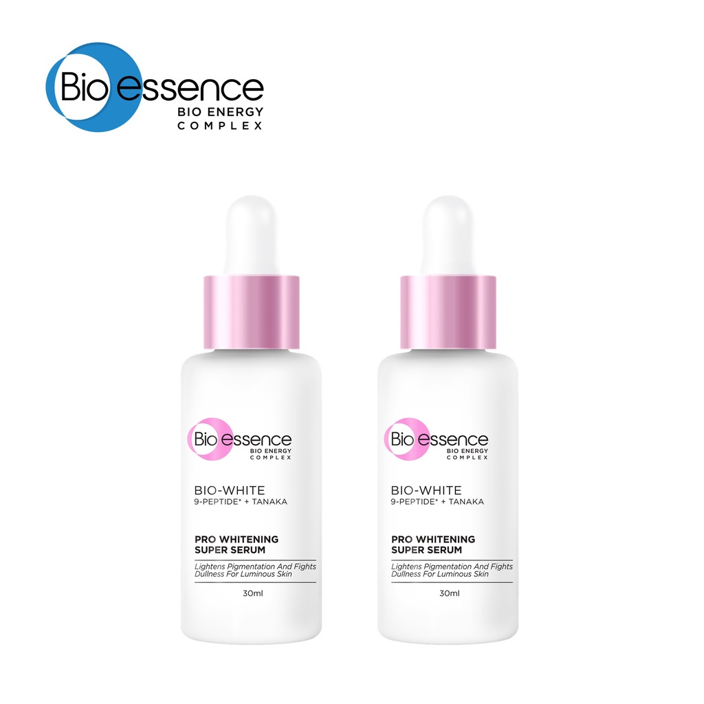 [Bundle of 2] BIO ESSENCE Bio-White Pro Whitening Super Serum 30ml x2 ...