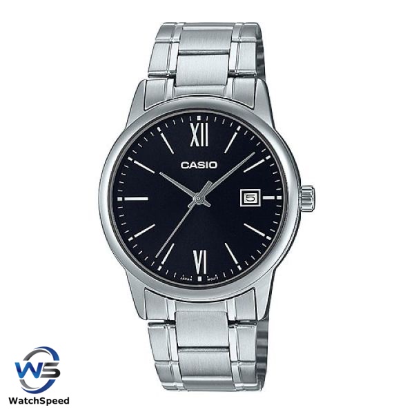 Casio MTP-V002 MTPV002D-1B3 MTP-V002D-1B3 Analog Quartz Stainless Steel ...