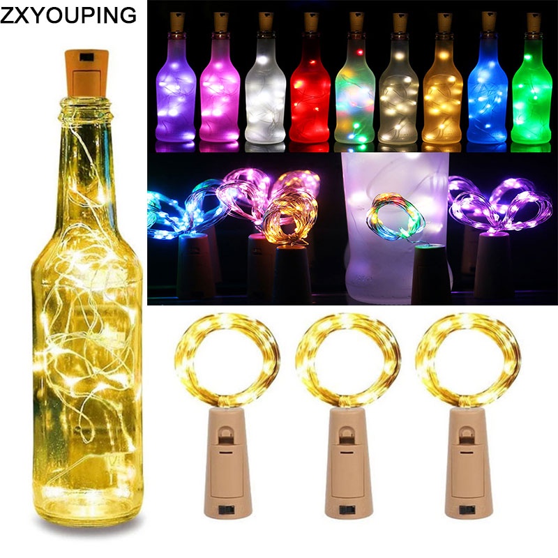 （Free battery）1M/2M Wine Bottles Cork String Lights,LED Lighting ...
