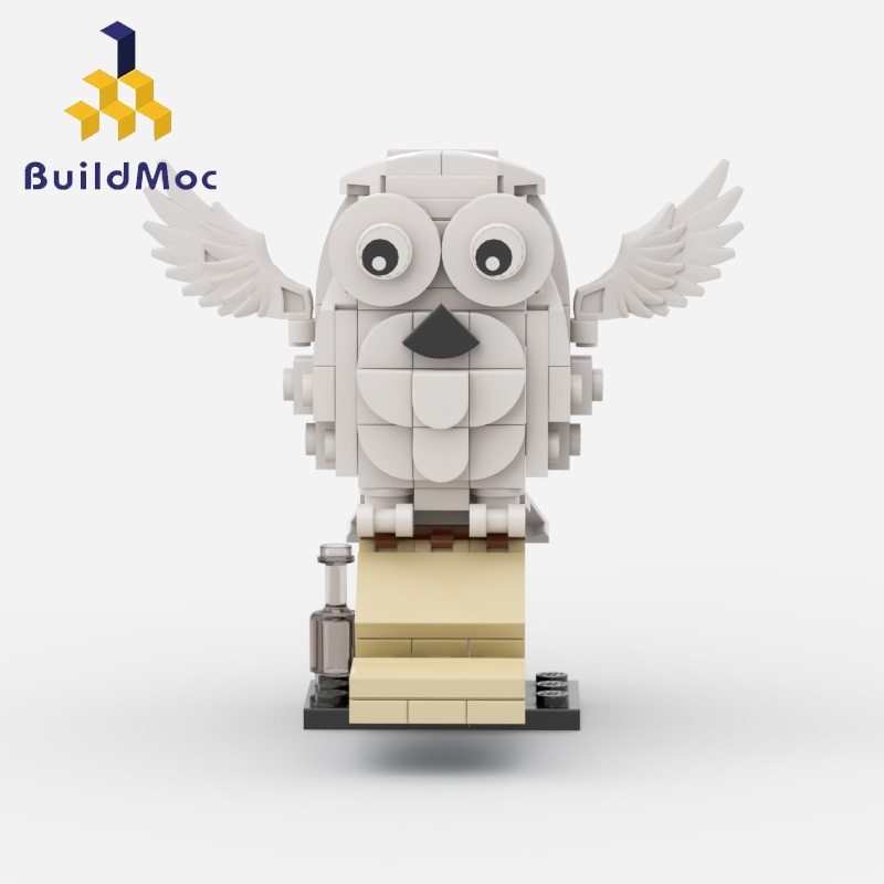 BuildMOC Harry Potter Hedwig owl model Building Blocks Toys for kids ...