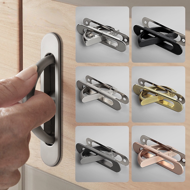 Tatami handle gold embedded chest of drawers door rotating invisible ...