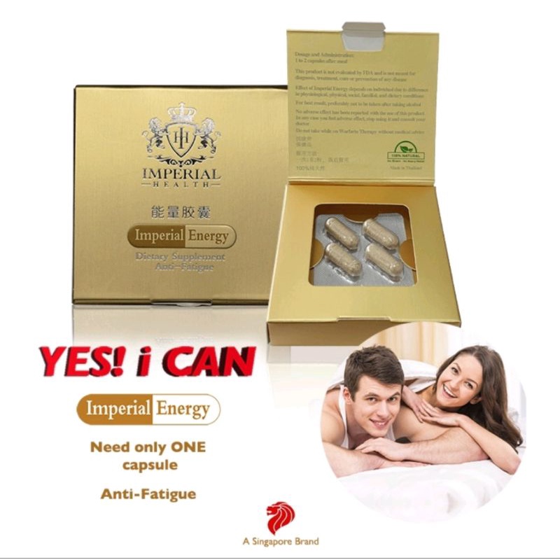 Imperial Energy Dietary supplements Anti-fatigue exp 06/2028 | Shopee ...