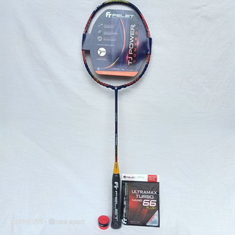 Racket badminton felet TJ POWER control | Shopee Singapore