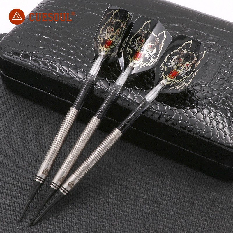 CUESOUL 90% Tungsten Soft Tip Dart Set 18g/20g Professional Electronic ...