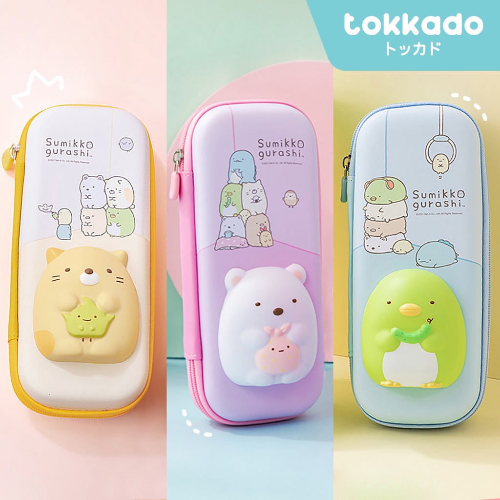 Tokkado Sumikko Gurashi Squishy Pencil Case Original Unique Cute Large ...