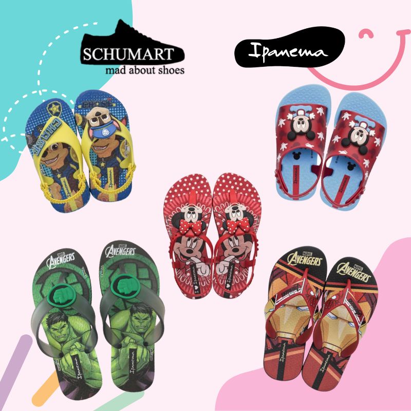 [BY SCHUMART] Ipanema/ Havaianas/ Rider Kids Sandals/ FlipFlops ...