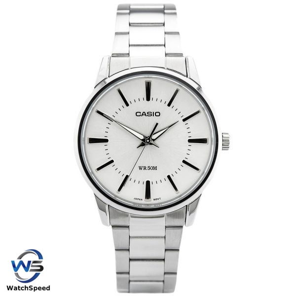 Casio Men's MTP1303D-7A MTP-1303D-7A Standard Analog Silver Stainless ...
