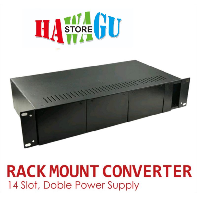 Rack Mount Fiber Optic Media Converter Rack Already Has Power Supply ...
