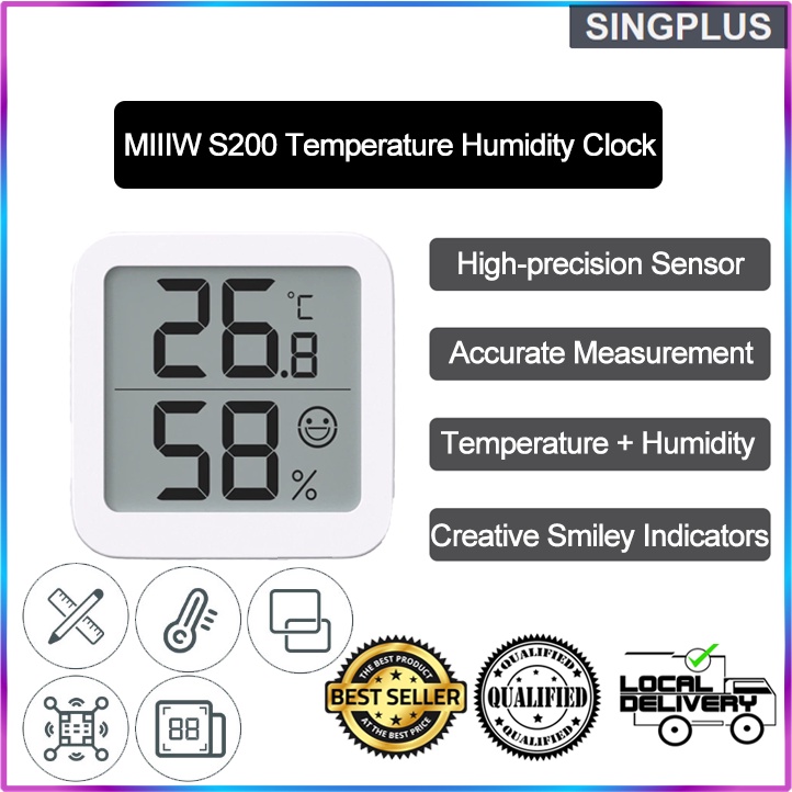 Miiiw Mini Thermohygrometer Precision Sensitive Sensor Expression ...