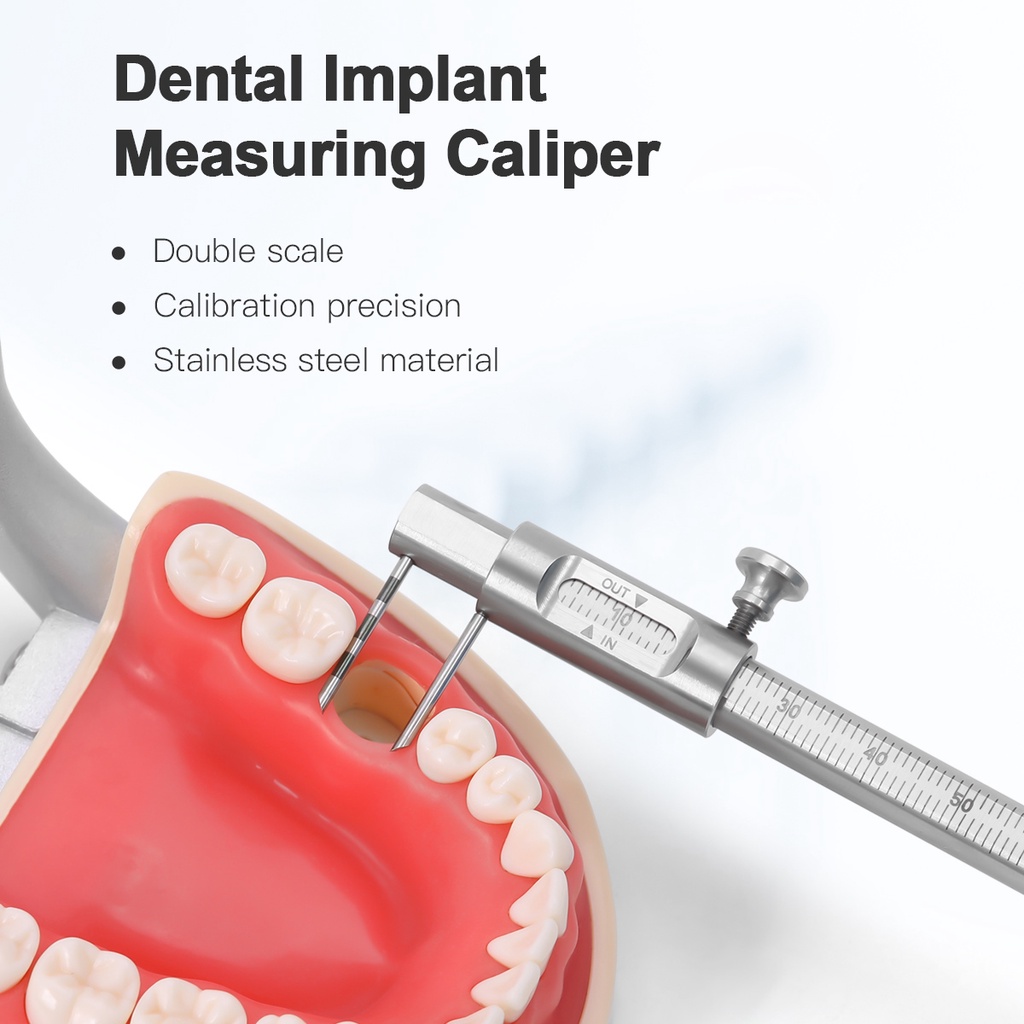 Orthodontic Sliding Caliper Sliding Caliper 0-80mm Dental Implant ...