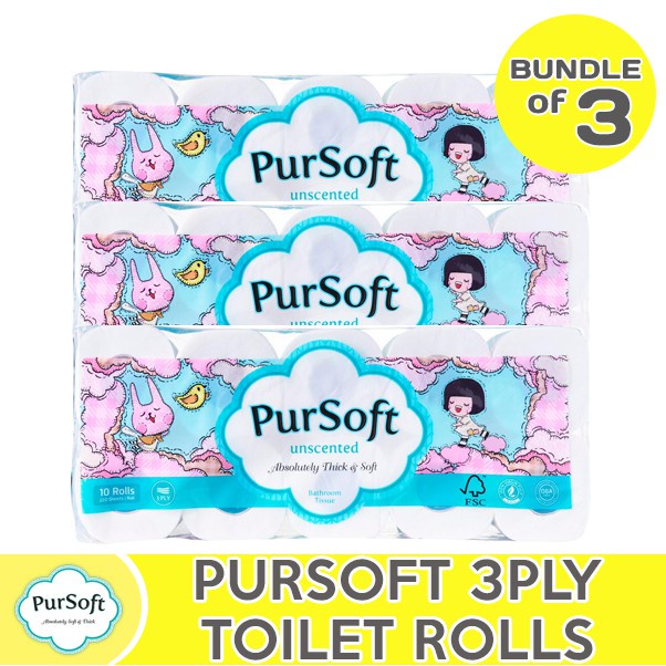 PurSoft Chocolate Rain Toilet Paper Toilet Roll- 3 Ply | Shopee Singapore